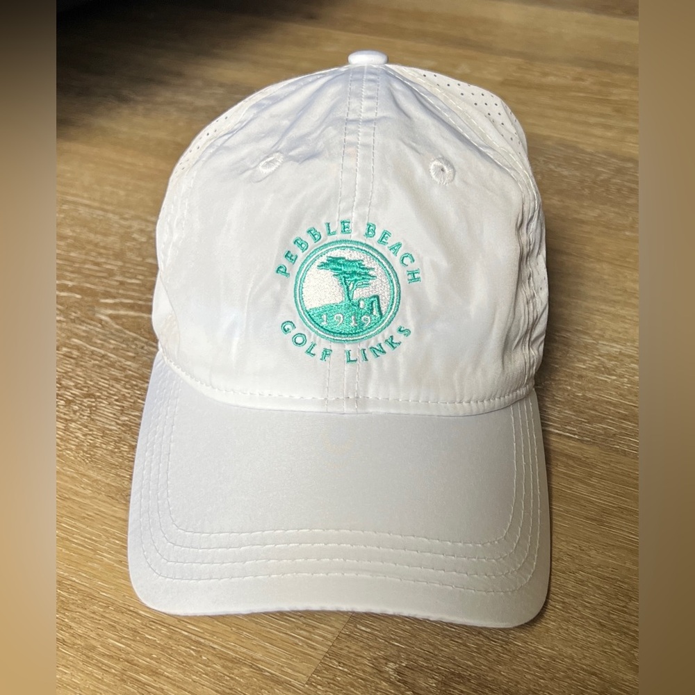 New Era Golf Pebble Beach Golf Links 1919 White Adjus… - Gem